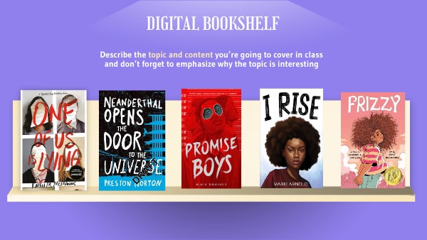 Digital bookshelf