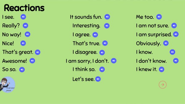 Conversation tips (J2/J3) | Genially