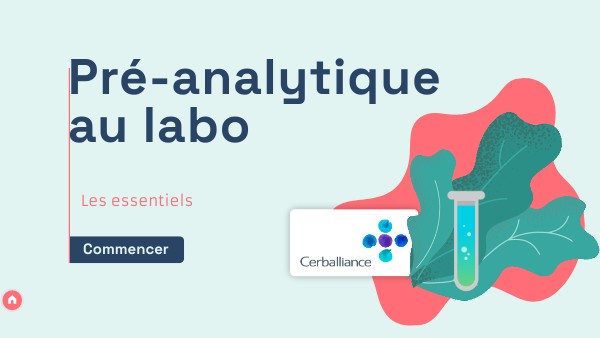 module 2 Préanalytique au labo | Genially
