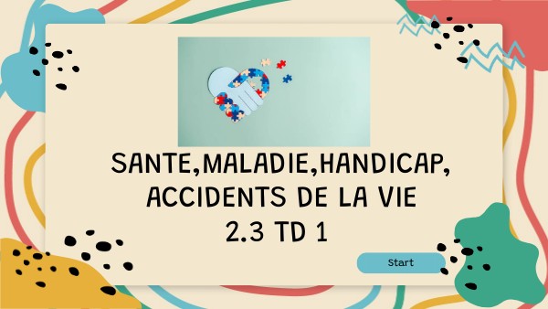 Introduction à la 2.3, sensibilisation aux Mondes du Handicap | Genially