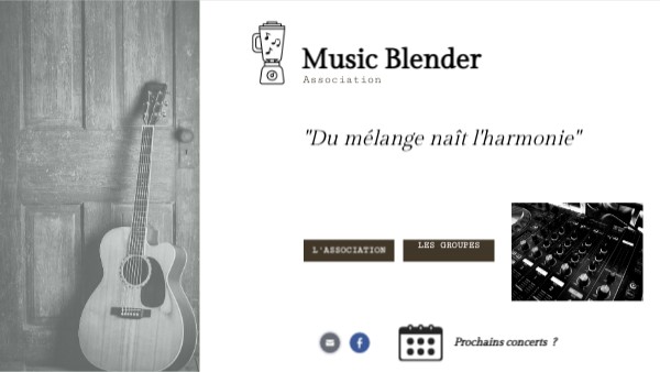 MUSIC BLENDER | Genially