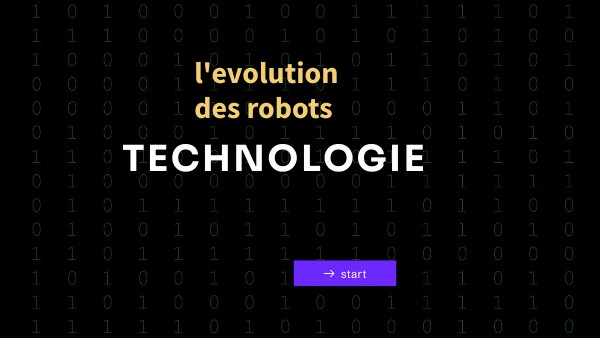évolution des robots: Nael,Quentin