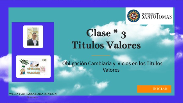 Clase # 3 Títulos Valores | Genially