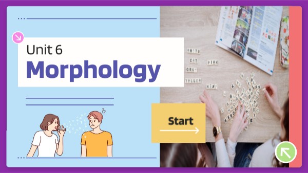 Task 3: Didactic Sequence | Morphology | Genially