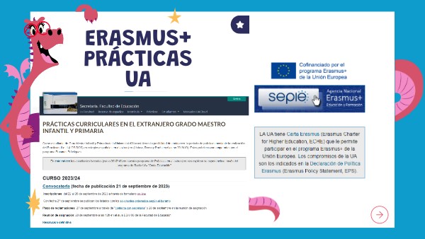 Erasmus+Prácticas UA | Genially