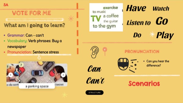 5A VOTE FOR ME | Genially