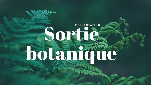 Présentation Nature | Genially