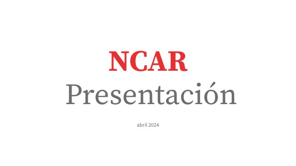 NCAR | Genially