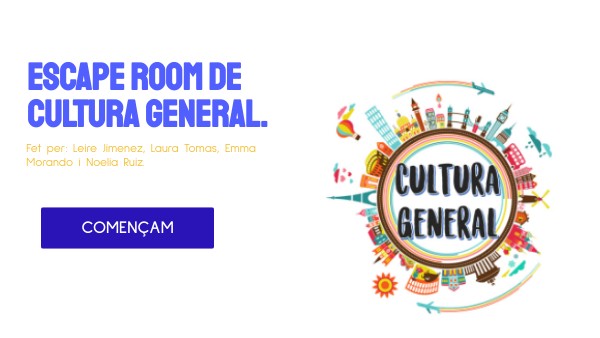 GENIAL ESCAPE ROOM cultura general. | Genially