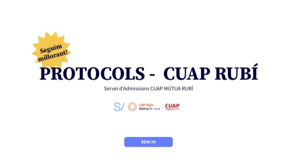 PROTOCOLS - CUAP RUBÍ