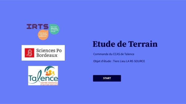 Présentation Note de Cadrage | Genially