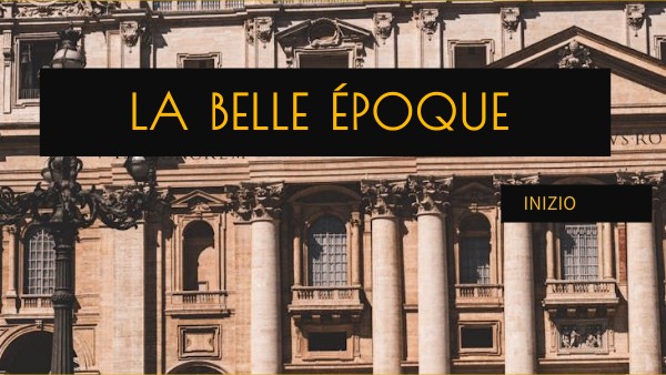 presentazione belle epoque | Genially