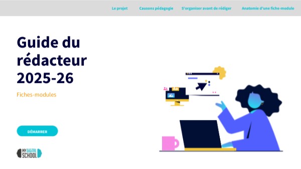 Guide du rédacteur 2025-26 | Genially