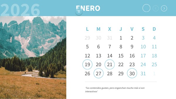 Calendario 2025 | Genially