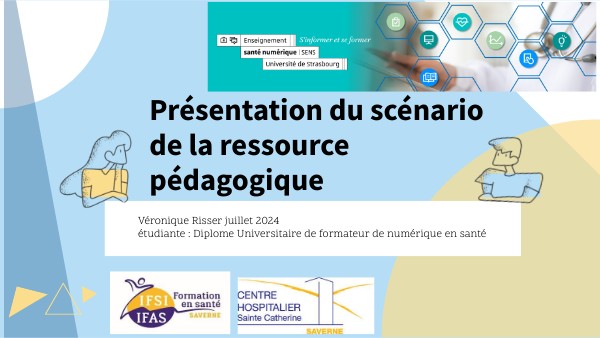 Présentation du scénario et de la ressource pédagogique