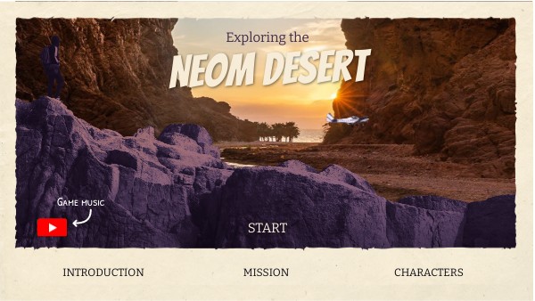 Exploring the Neom Desert | Genially