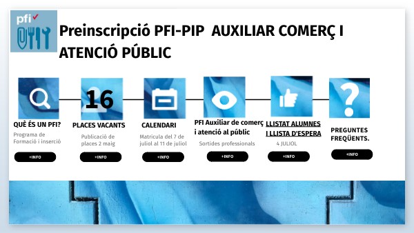 Preinscripción PFI 2024-2025