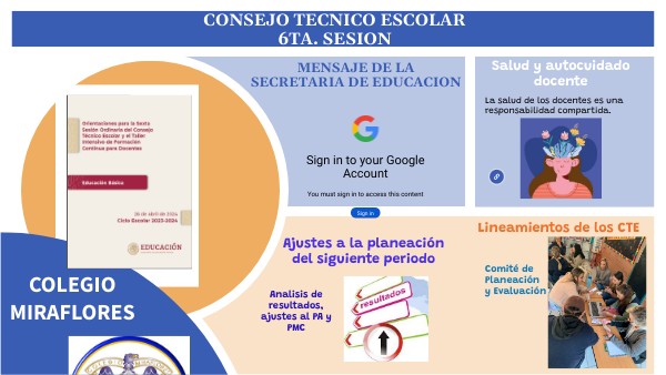 6ta. Sesión de CTE | Genially