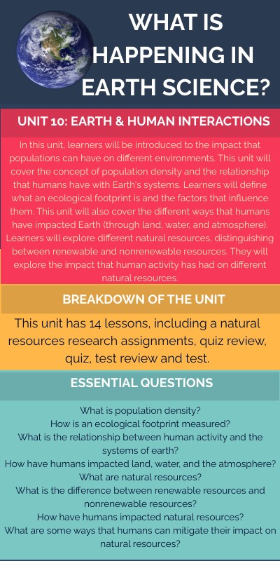 NEW Unit 10 Earth Science
