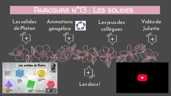 Parcours n°13 : Les solides | Genially