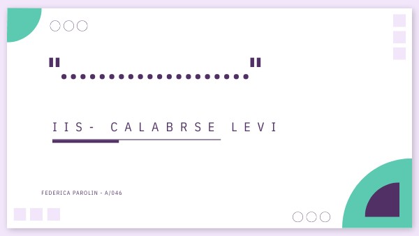 Lezione - Bozza | Genially