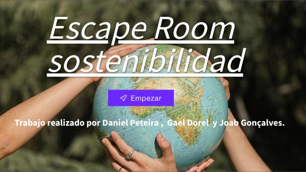 Escape Room Genial | Genially