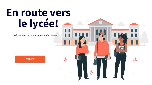 En route vers le lycée | Genially