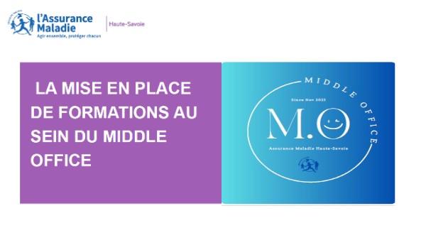 Présentation projet middle office | Genially