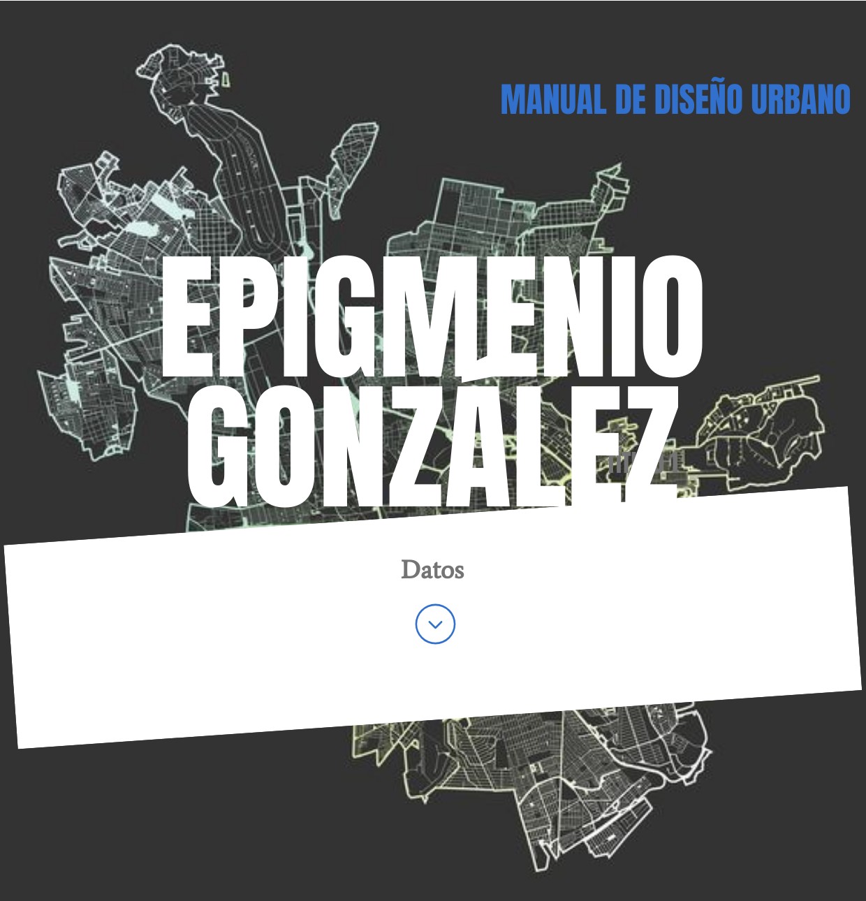 Manual de Diseño Urbano Entrega | Genially