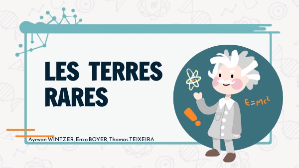 Présentation terres rares