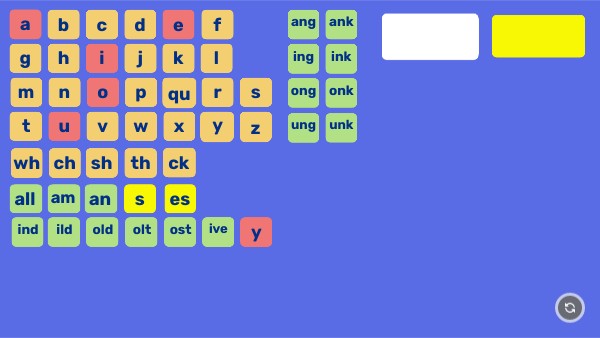 Wilson Step 1 and 2 Letter Tiles | Genially