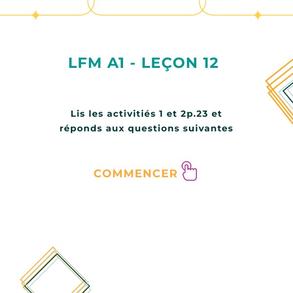 LFM A1 - L12 exercice 1 | Genially
