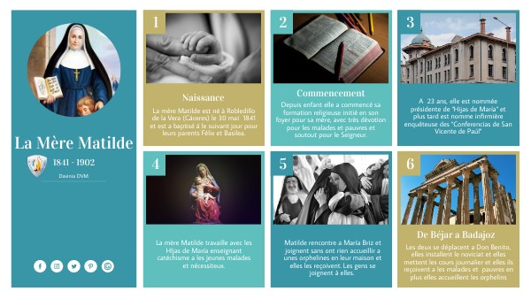 cronología madre matilde