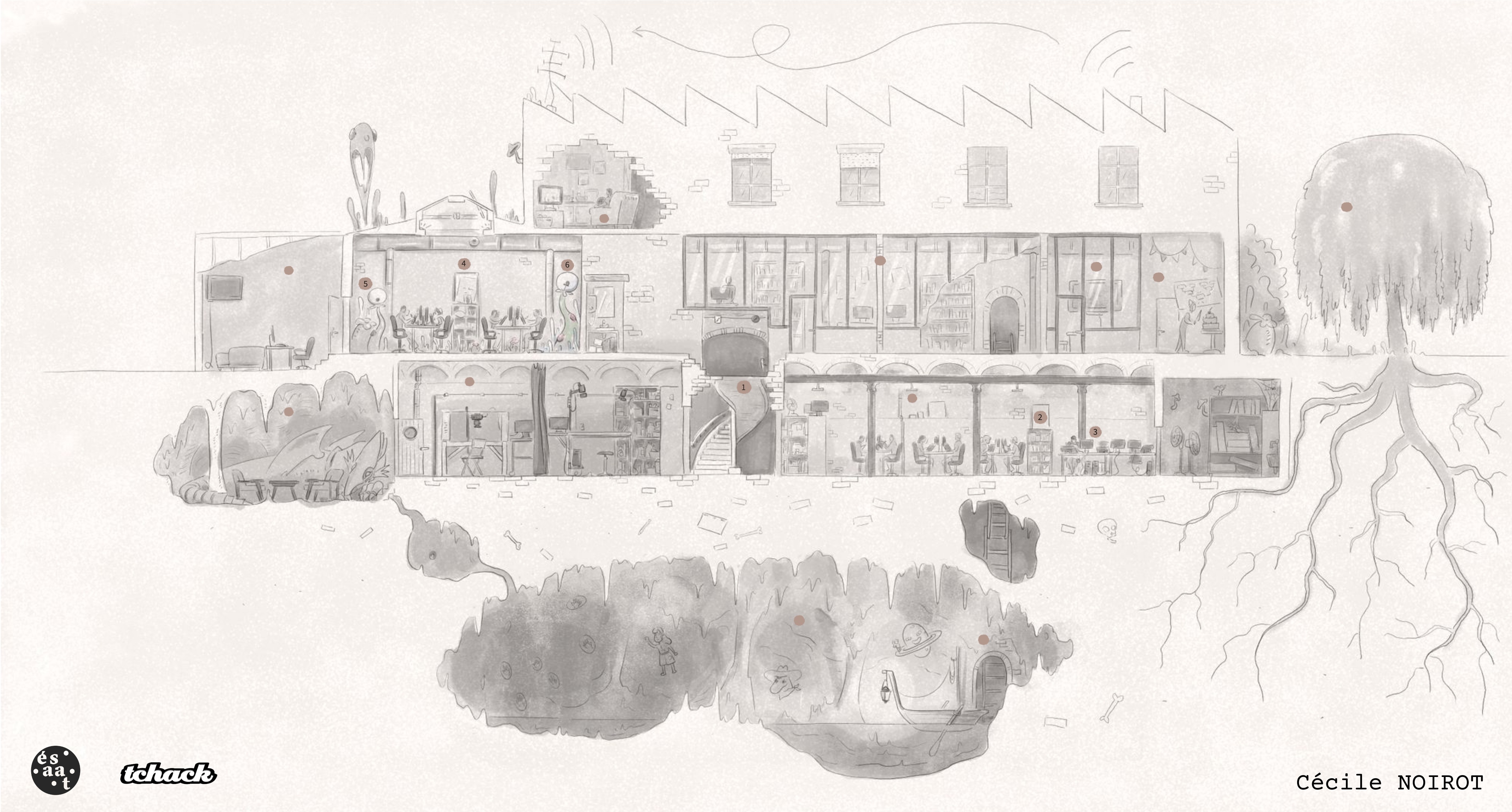 Une visite du studio Tchack