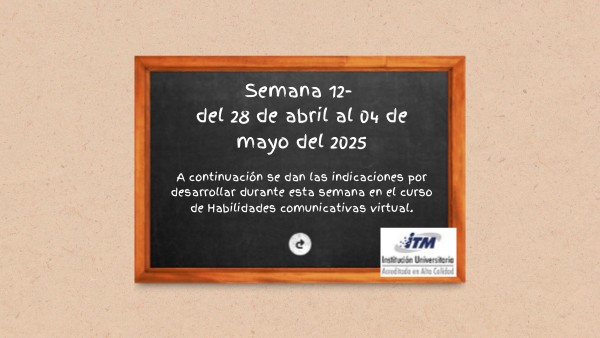 SEMANA 12 APV | Genially