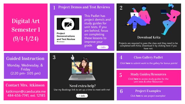 Digital Art- Course Info | Genially