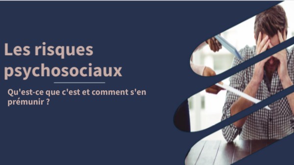 CAUSERIE - Risque psychosociaux | Genially
