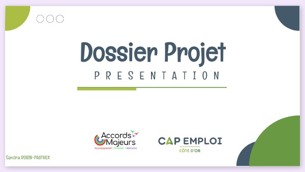 Présentation Dossier Projet | Genially