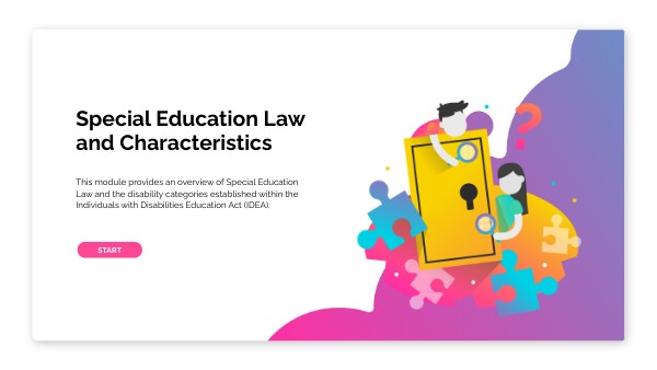 UNIT 02 | Special Ed Law and Characteristics Module