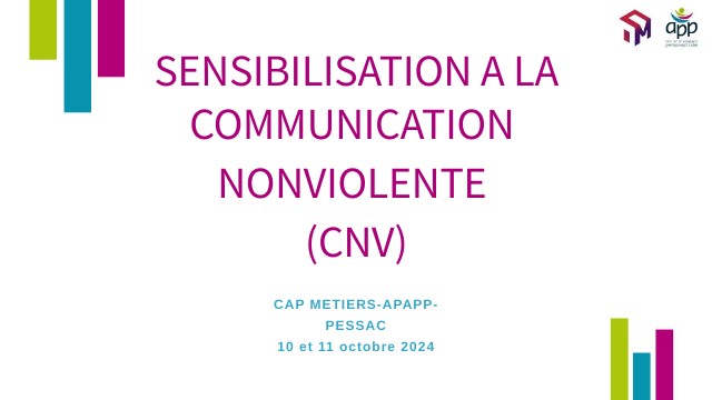 SENSIBILISATION CNV
