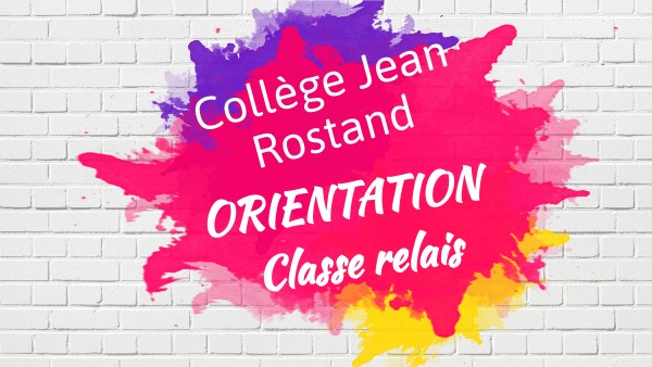 Orientation Classe relais