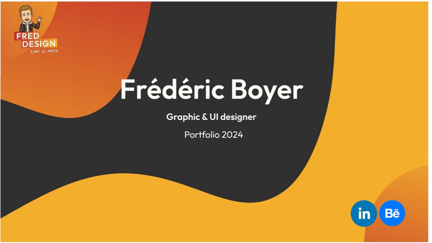Portfolio Frédéric Boyer - Graphic & UI designer / Fred design