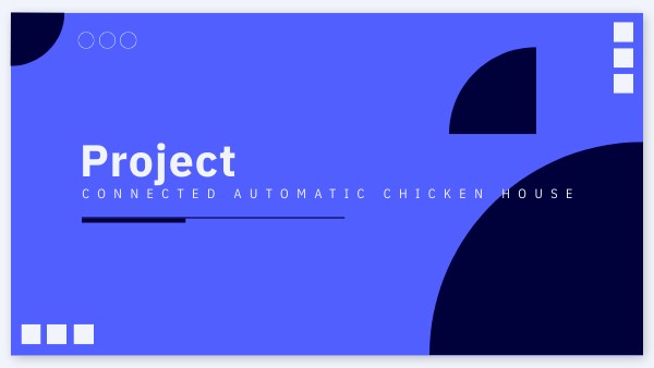 PROJET ETLV - Connected automatic chicken house