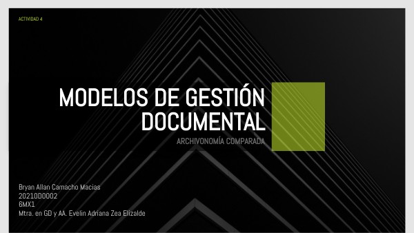 MODELOS DE GESTIÓN DOCUMENTAL | Genially
