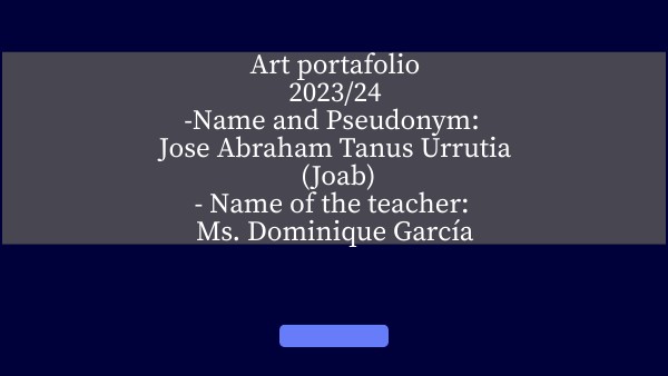 Art portfolio | Genially