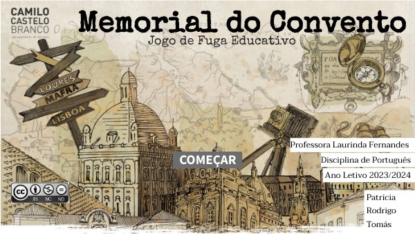 Jogo de fuga Memorial do convento | Genially