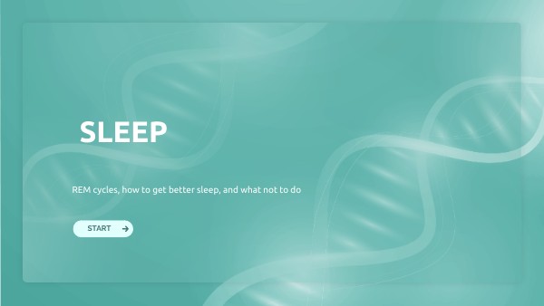 sleep presentation | Genially