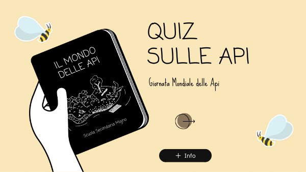Giornata Mondiale Delle Api 2024- 2B, 2F | Genially