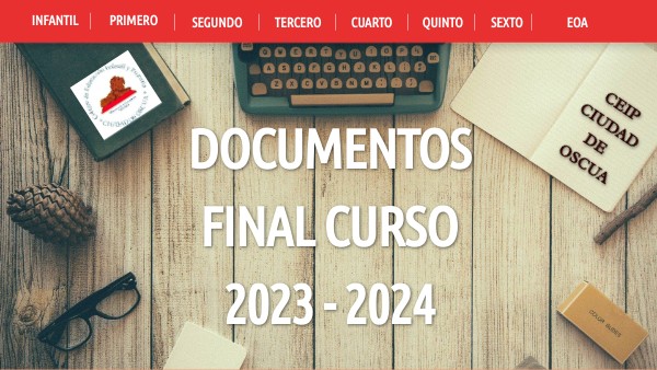 DOCUMENTOS FINAL DE CURSO 23/24