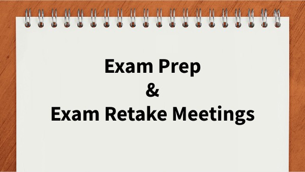 Peer Mentors: Exam Retake Meeting